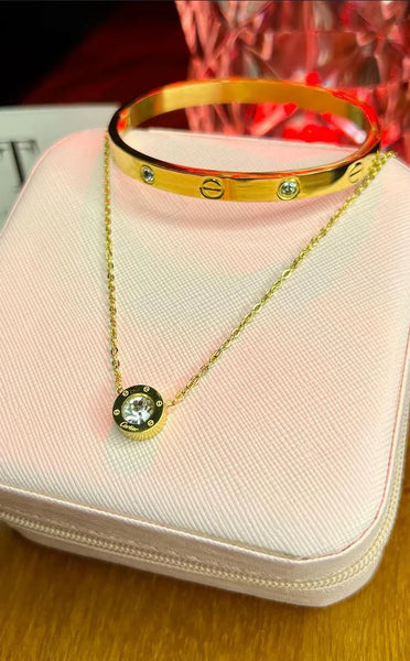 Cartier Bangle & Necklace Set – trendifypk