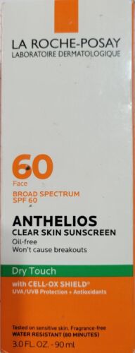 La Roche-Posay Anthelios Clear Skin Sunscreen SPF 60 Dry Touch 3.0fl.o ...