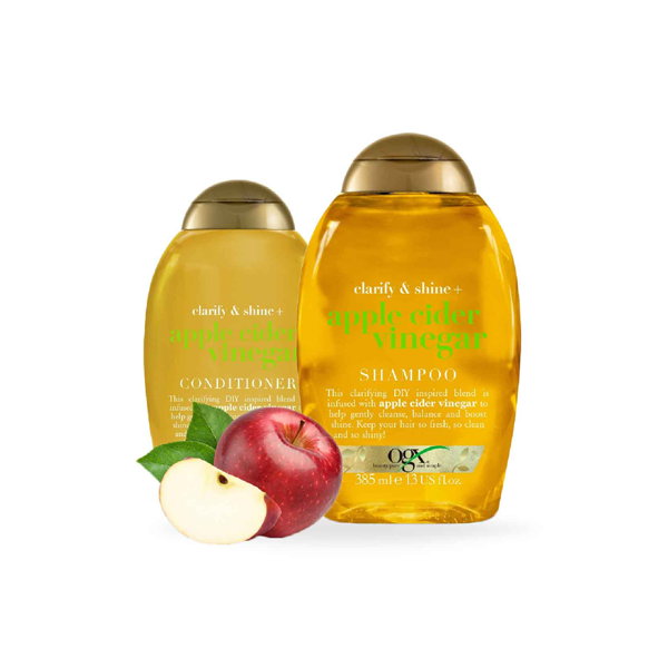 Ogx Clarify & Shine + Apple Cider Vinegar Shampoo & Conditione – trendifypk
